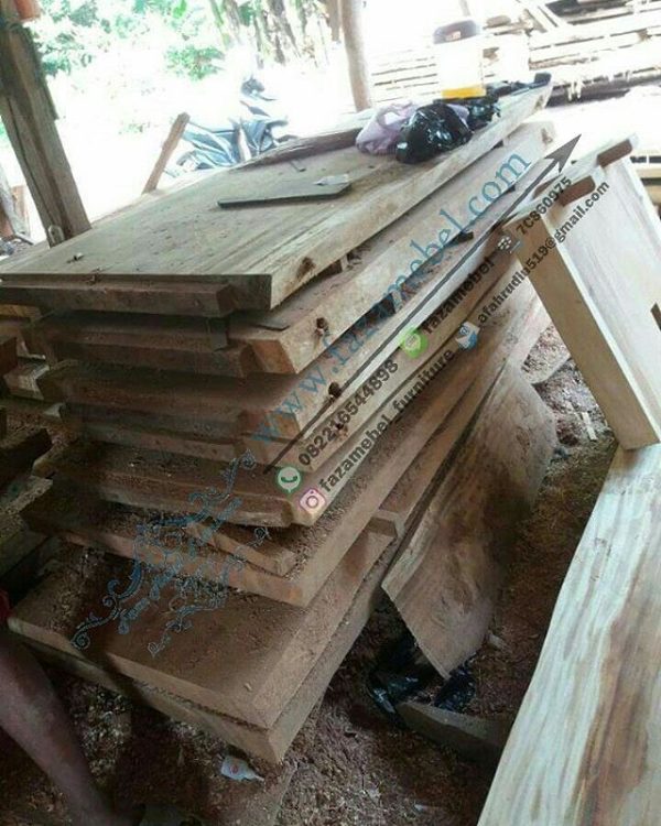 Trembesi Wood Dining Table || Spesilalis FUrniture Mebel Trembesi Suar